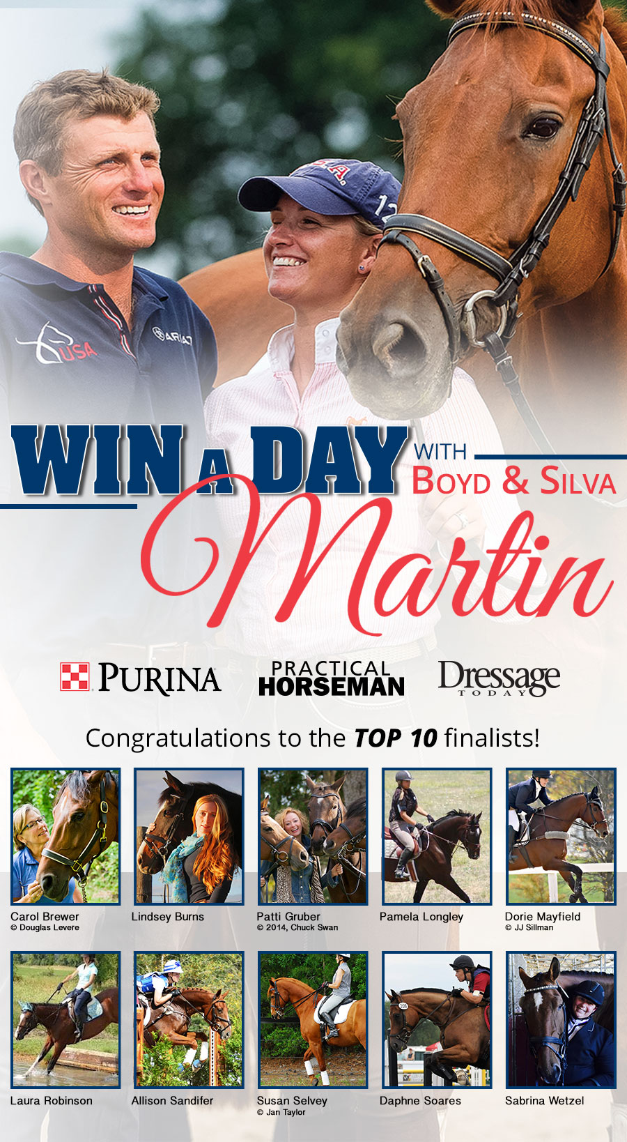 Training with the Stars: Top 10 Finalists Revealed in Win A Day Contest
